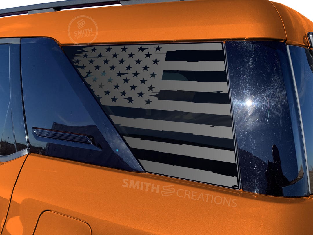 Fits 2021 - 2026 Ford Bronco Sport 3rd Quarter Side Windows Tattered ...