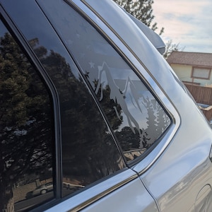 Fits 2015-2024 Ford Edge Rear Side Window Standard American Flag With ...