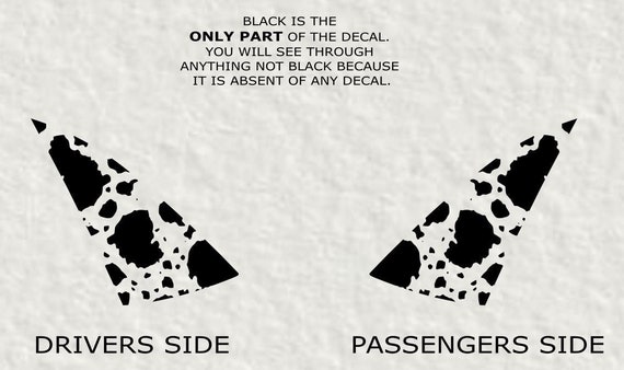 Fits 2015-2022 Ford Edge Cow Print Vinyl Quarter 3rd Window - Etsy