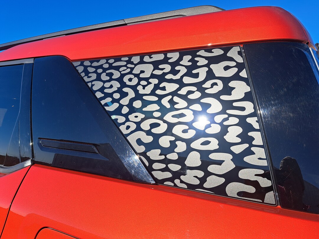 Fits 2021-2024 Ford Bronco Sport Cheetah Print Leopard Vinyl Window ...