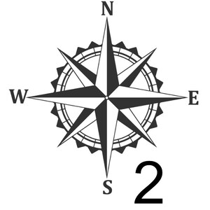 Compass Options of Different Sizes Choose Design & Size up to 23 INCHES ...
