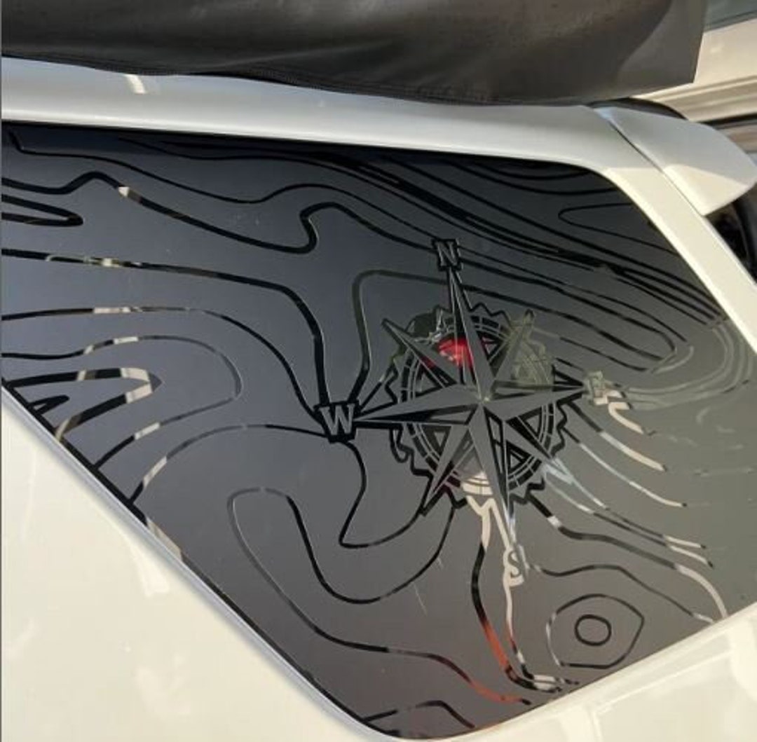 Fits 2010-2024 Toyota 4runner Rear Side Windows Topography Topo ...