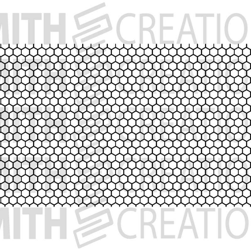 Hexagon Stencil - Etsy