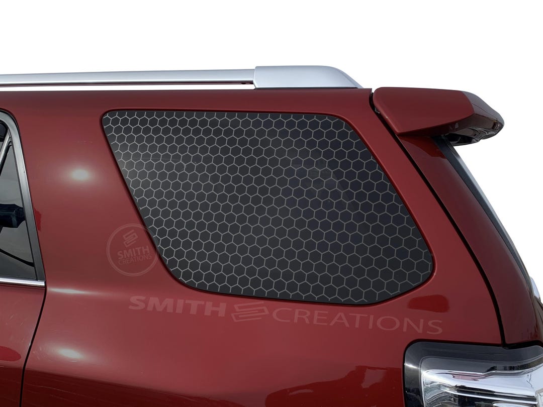 Fits 2010-2024 Toyota 4runner Rear Side Windows Hexagon Pattern Window ...