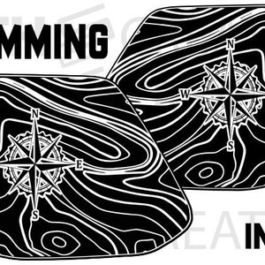 Fits 2010-2024 Toyota 4runner Rear Side Windows Topography Topo ...