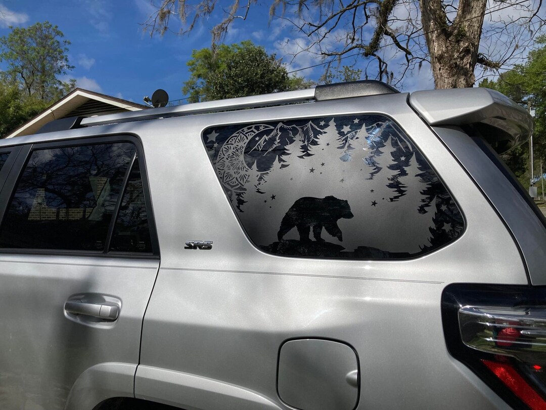 Fits 2010-2024 Toyota 4runner Rear Side Windows Mandala Moon Trees ...
