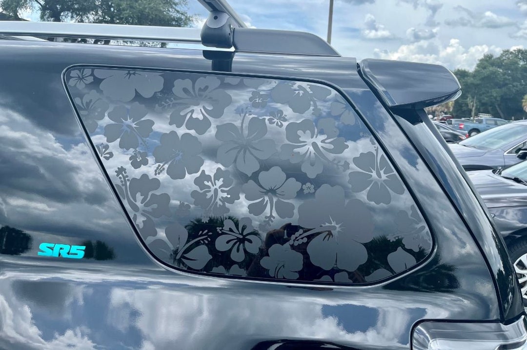 Fits 2010-2022 Toyota 4runner Hibiscus 3rd Window Decal Vinyl - Etsy