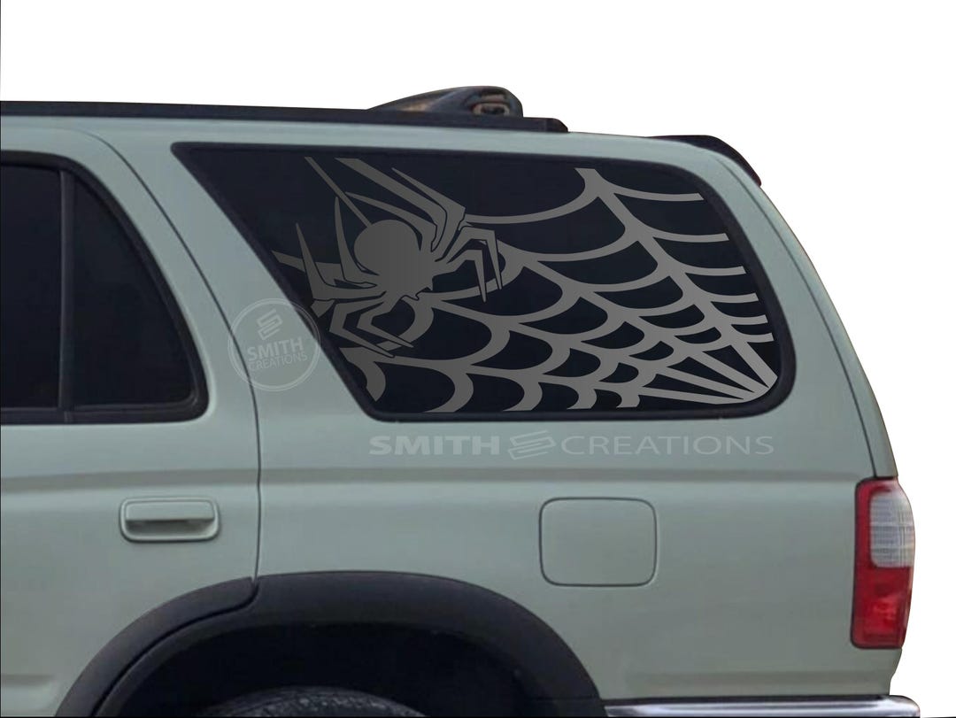 Fits 1996-2002 Toyota 4runner Rear Side Window Spiderweb Vinyl Window ...