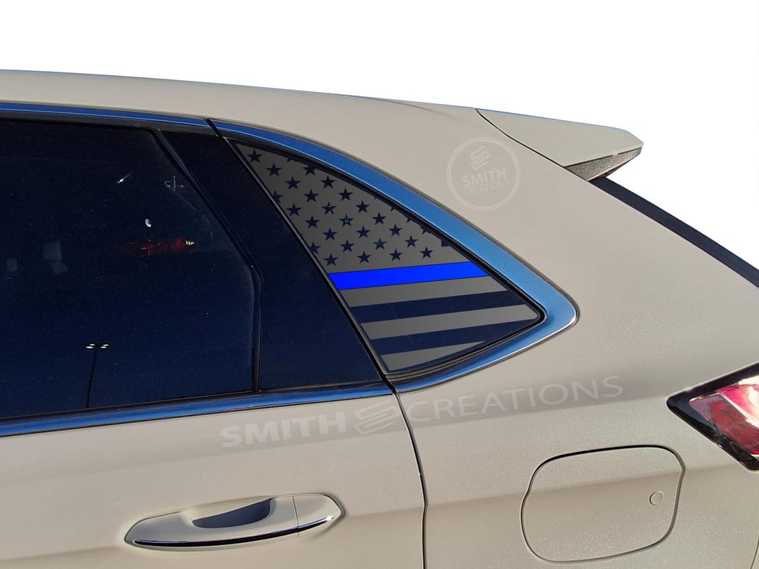 Fits 2015-2024 Ford Edge Rear Side Window MATTE BLACK VINYL American ...