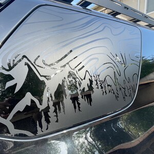 Fits 2010-2024 Toyota 4runner Rear Side Windows Topography Topo ...