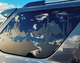 Fits 2010-2024 Toyota 4runner Rear Side Windows Topography Topo ...