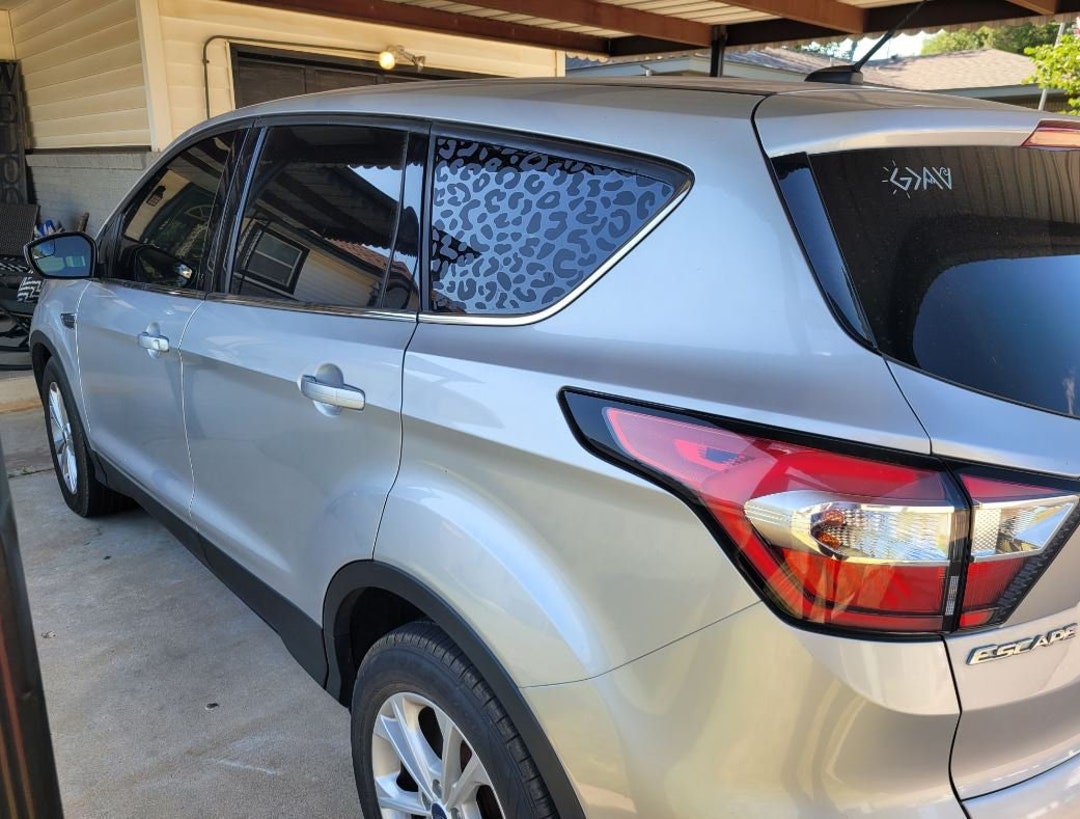 Fits 2013-2019 Ford Escape Cheetah Print 3rd Window Decal 2013 2014 ...