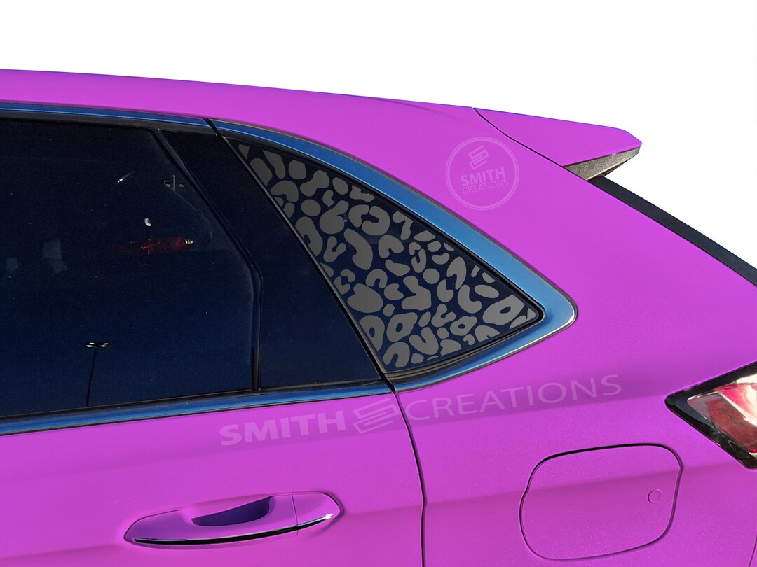 Fits 2015-2024 Ford Edge Rear Side Windows Cheetah Spots Window Decal ...