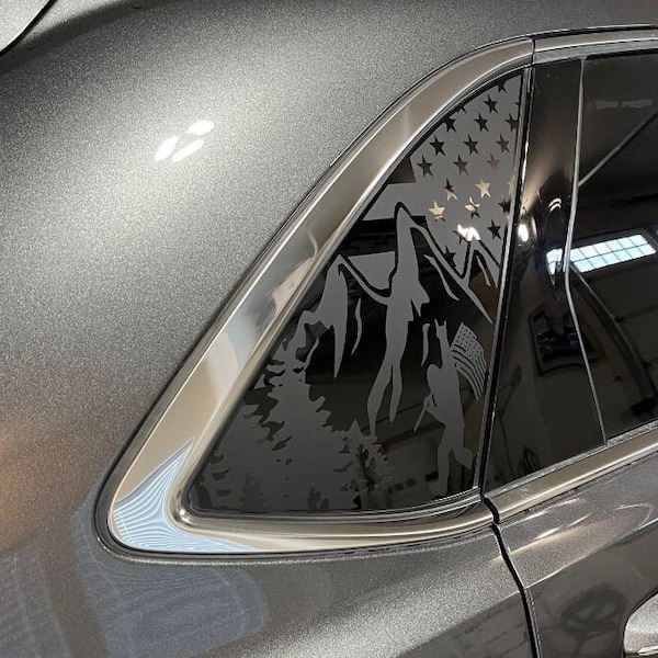 Sasquatch Side Window Decal - Etsy