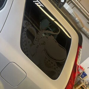 Fits 2010-2024 Toyota 4runner Rear Side Windows Octopus With Tentacles ...