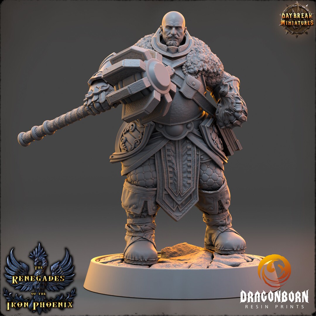 Roland Du Dragon Rugissant - Paladin Warrior Dnd RPG Wargaming - D&D ...