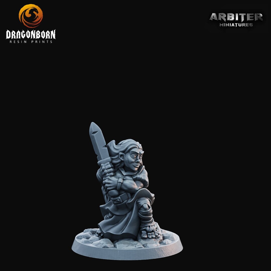 Halfling Female 1 - D&D - 9th Age - Kings of War - Tabletop Wargaming ...