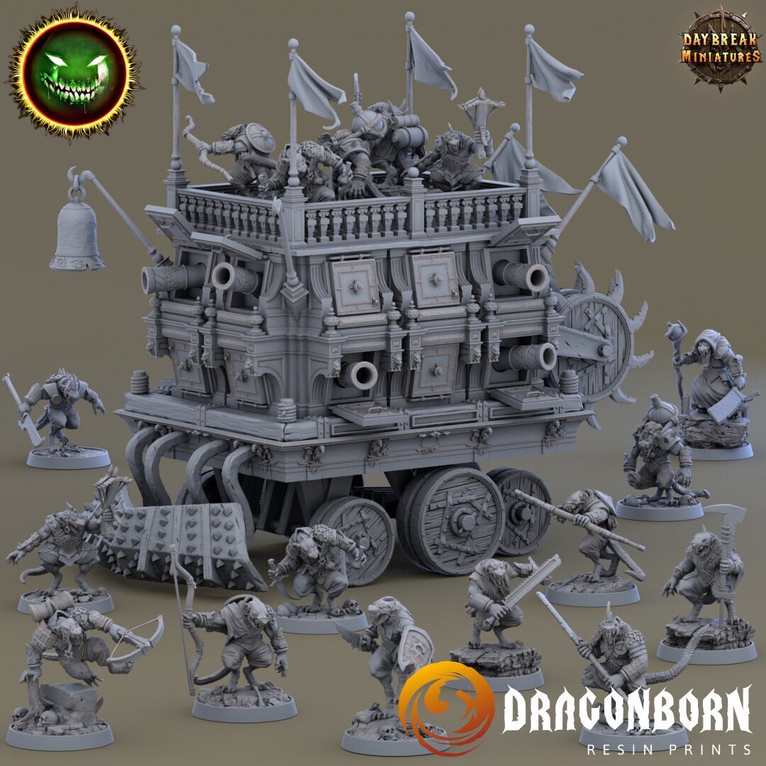 The Starkharts of Bony Fields - Rat Warriors - Dnd - RPG - Wargaming ...