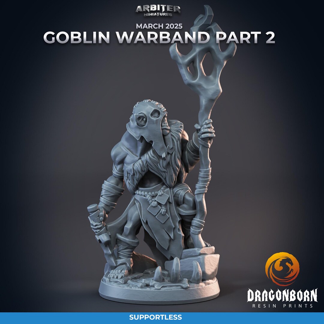Goblin Shaman Caster 01 [25/03] - Supportless Version - D&D - 9th Age ...