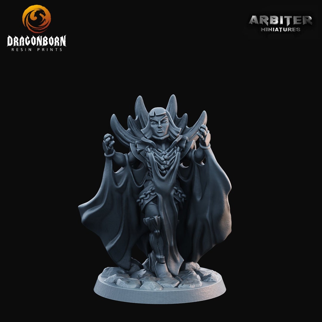 Necromancer Female 2 - D&D Dnd RPG Fantasy Tabletop Wargaming Miniature ...
