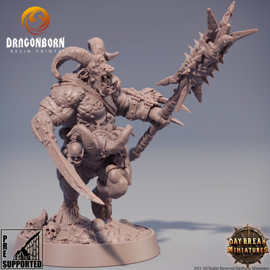 Spetzaar - Beastmen - D&D Dnd RPG Fantasy Tabletop Wargaming Miniature ...
