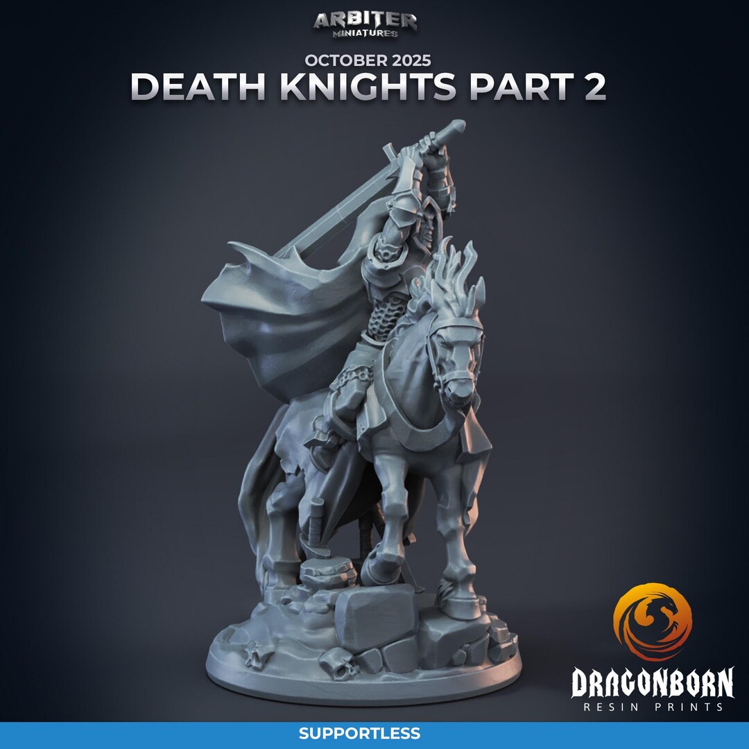 Death Knight Hellhorse Rider 02 [25/10] - D&D Dnd RPG Fantasy Tabletop ...