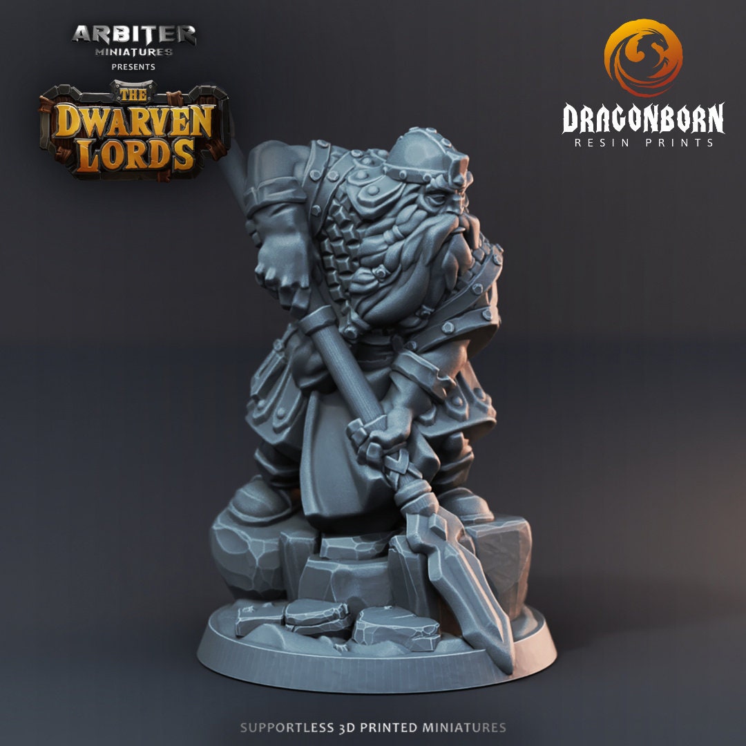 Dwarf Male Spear 1 - D&D - 9th Age - Kings of War - Tabletop Wargaming ...