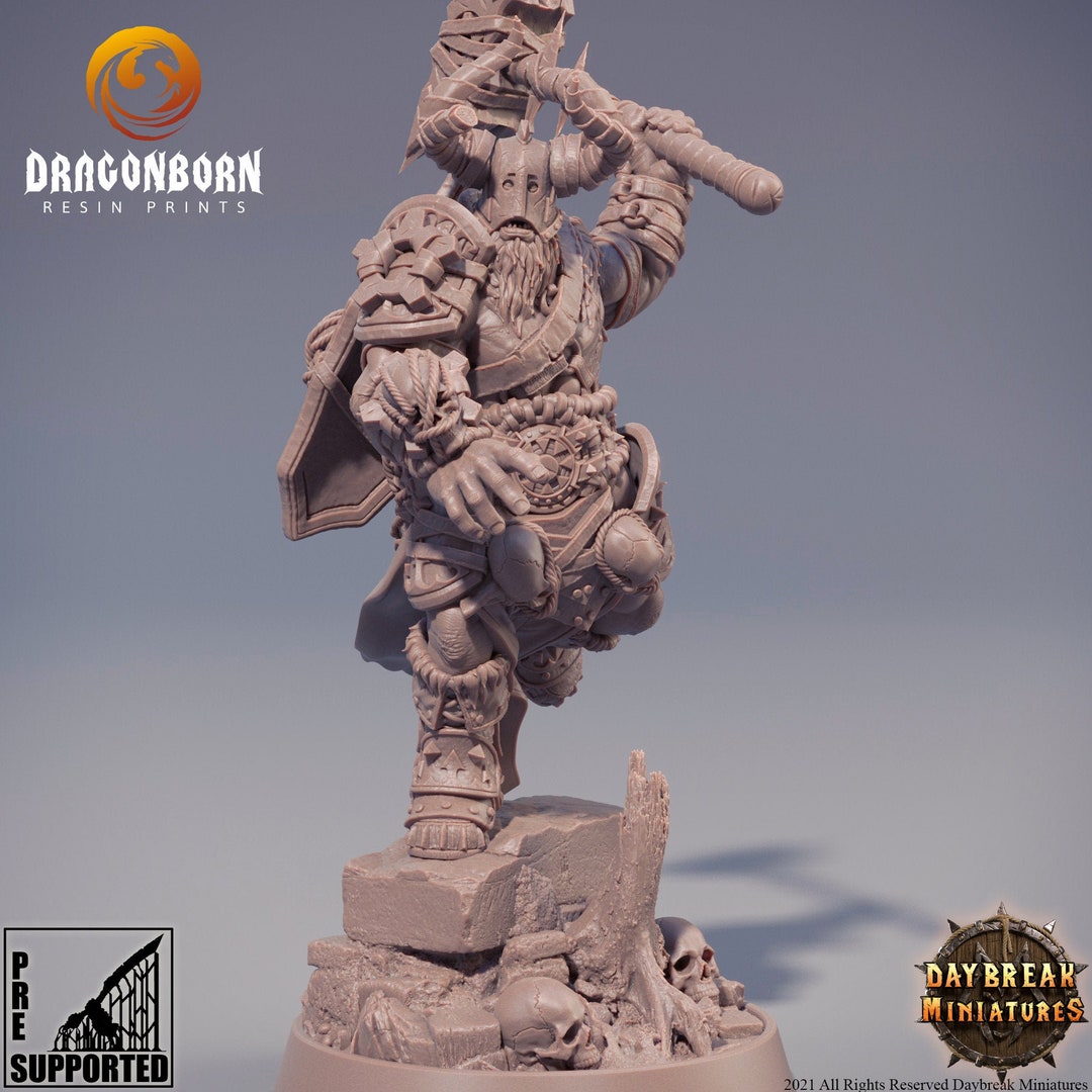 Preontz the Foreshadower D&D Warrior 9th Age Kings of War Daybreak ...