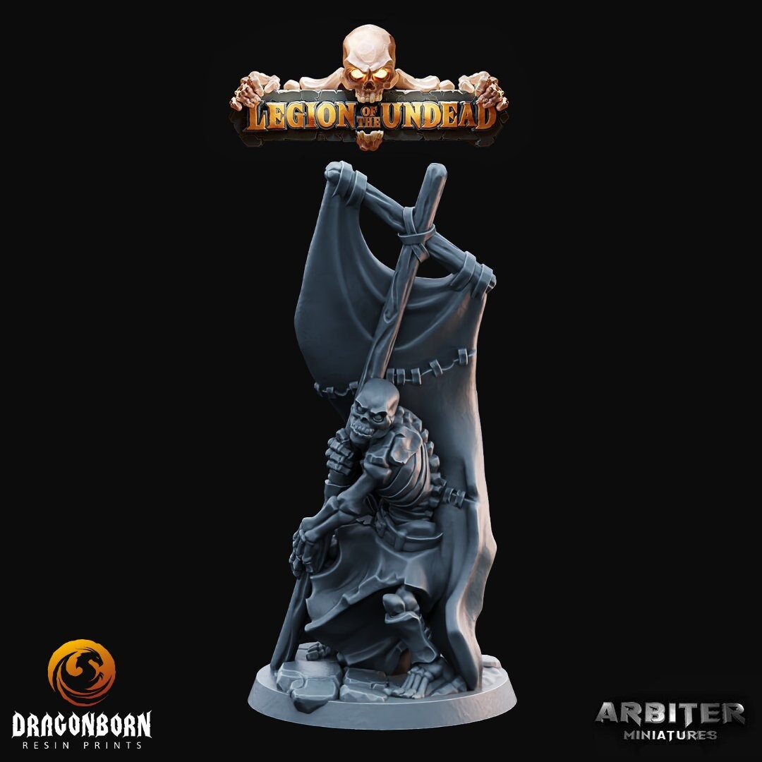 Undead Banner - D&D - 9th Age - Kings of War - Tabletop Wargaming - Dnd ...