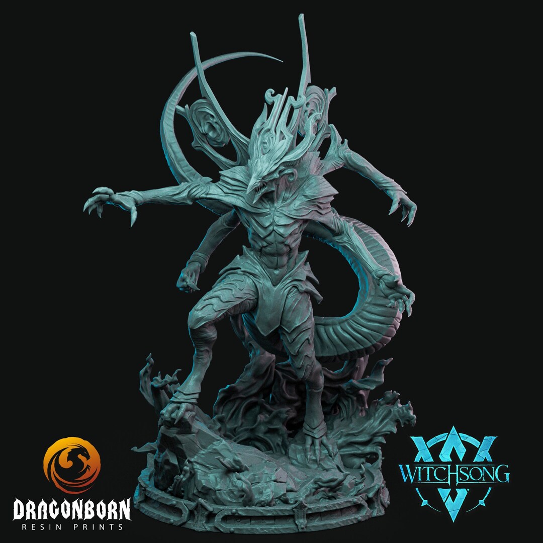 Hellforged Mek'herot Prince of the Abyss - Chaos Demon - D&D Dnd RPG ...