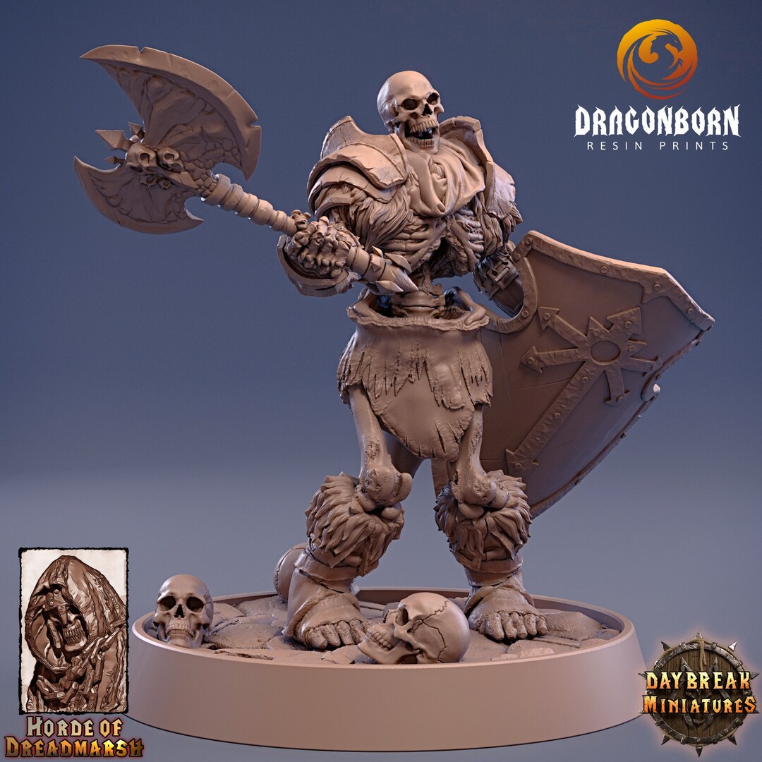 Skeleton Lieutenant of the Pale Guard D&D Undead - Etsy