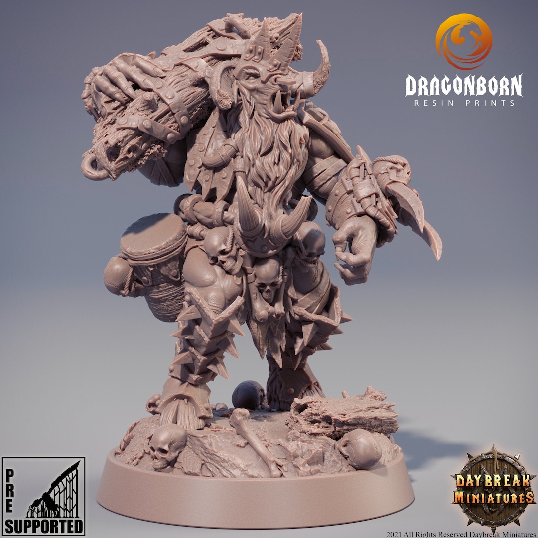 Slaagnaa - Beastmen - D&D Dnd RPG Fantasy Tabletop Wargaming Miniature ...