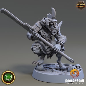 The Starkharts of Bony Fields Rat Warriors Dnd RPG Wargaming Miniatures ...