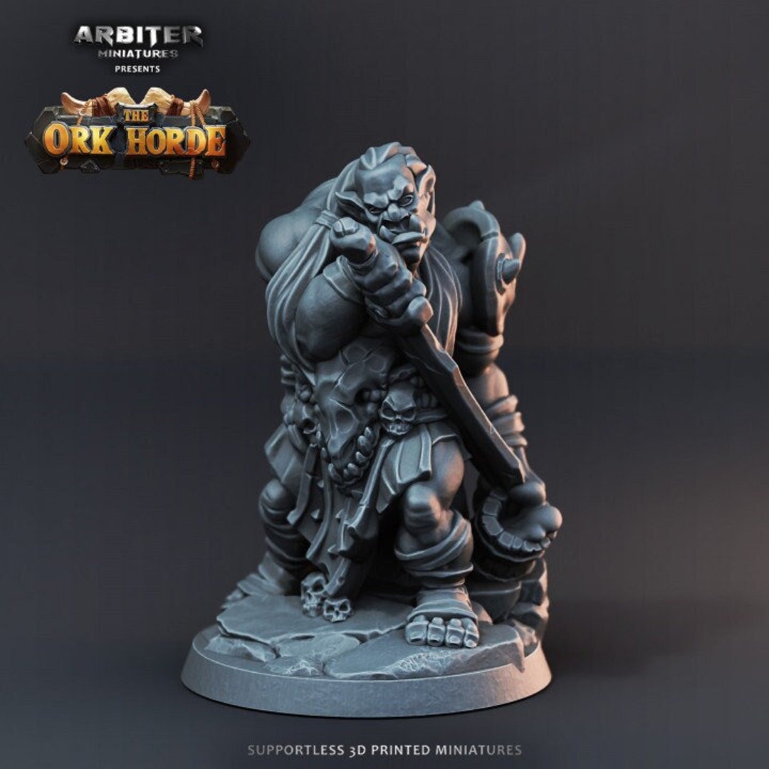 Ork Blooddrinker 1 - D&D - 9th Age - Kings of War - Tabletop Wargaming ...