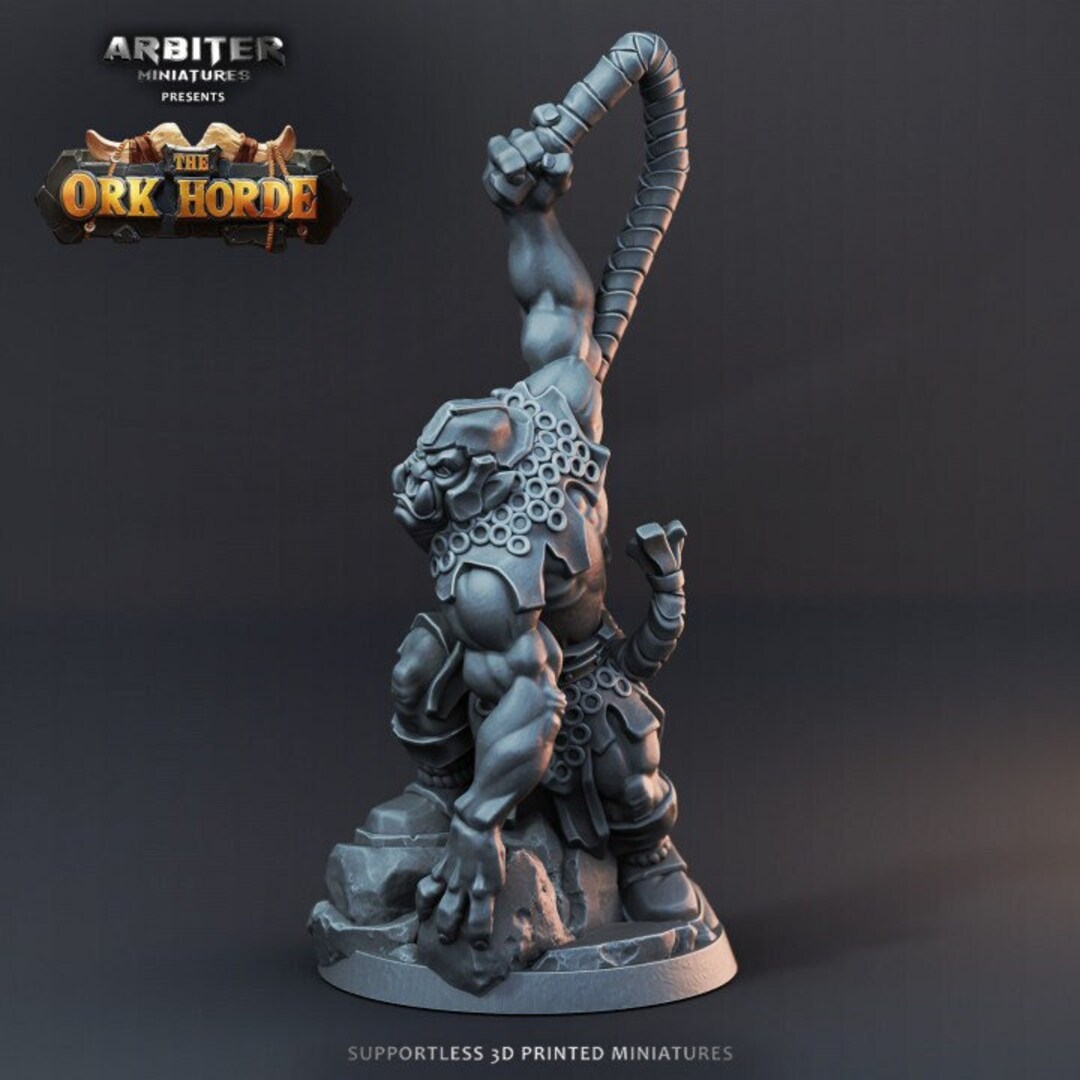 Ork Slaver 2 D&D 9th Age Kings of War Tabletop Wargaming Dnd RPG ...