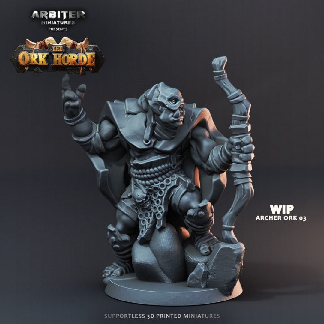 Archer Ork 3 - D&D - 9th Age - Kings of War - Tabletop Wargaming - Dnd ...