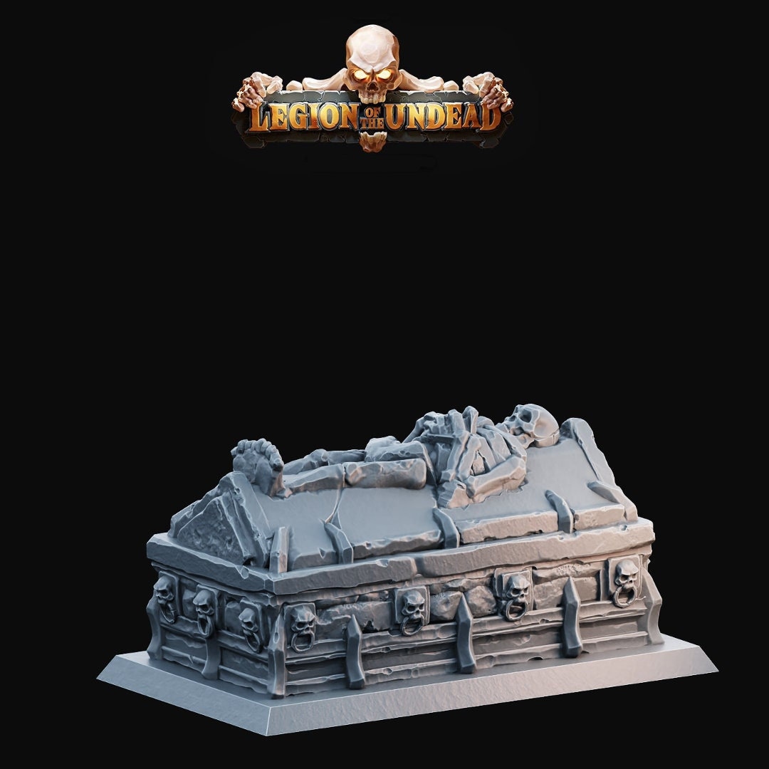 Undead Coffin 1 - D&D Dnd RPG Fantasy Tabletop Wargaming Miniature ...