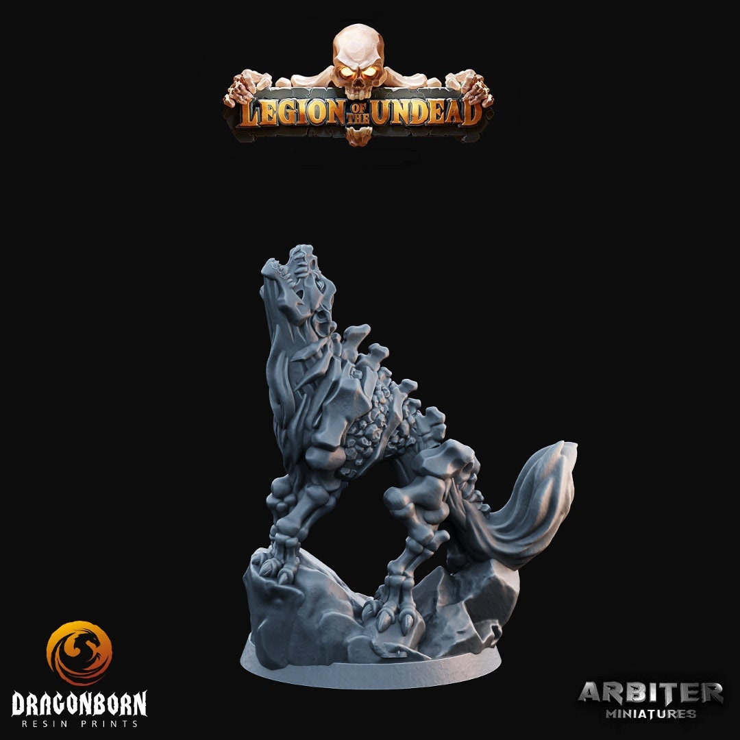 Dread Wolf 1 - Undead - D&D Dnd RPG Fantasy Tabletop Wargaming ...