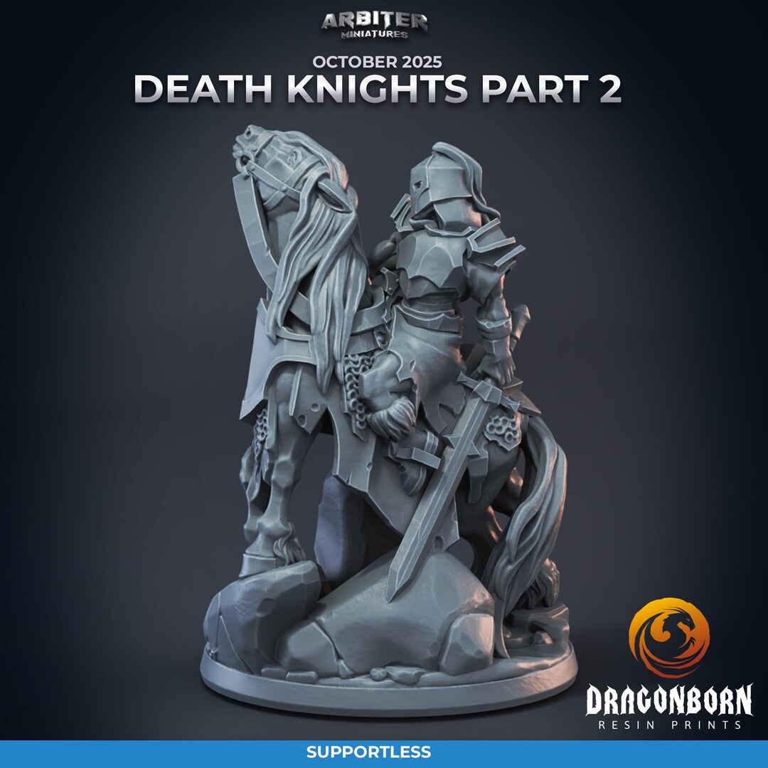 Death Knight Hellhorse Rider 01 [25/10] - D&D - 9th Age - Tabletop ...
