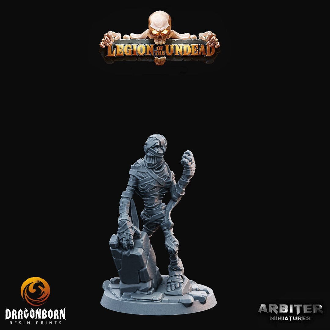 Mummy 1 - Undead - D&D Dnd RPG Fantasy Tabletop Wargaming Miniature ...