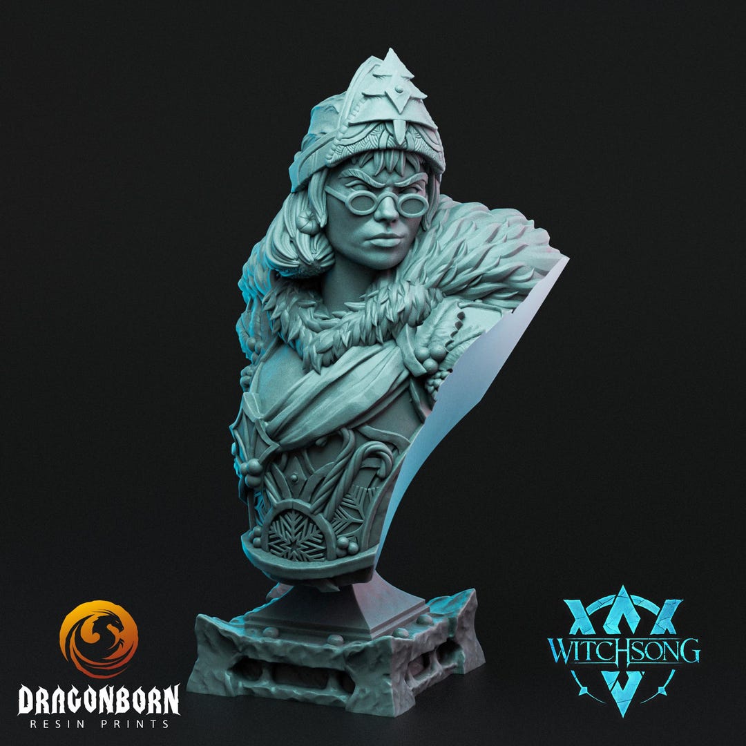 Mrs. Claus - Bust - Winter's Reign - D&D Dnd RPG Fantasy Miniatures ...