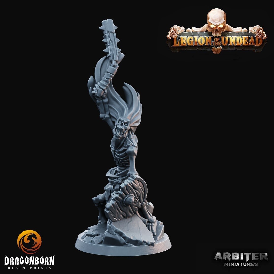 Skeleton Flailer 1 D&D 9th Age Kings of War Wargaming da tavolo DnD RPG ...