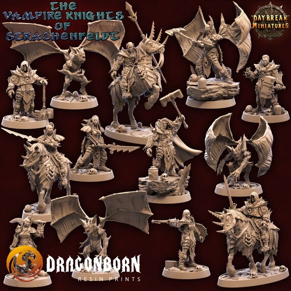 Miniature Toys Role Playing Miniatures The Vampires of Strachenfeld ...