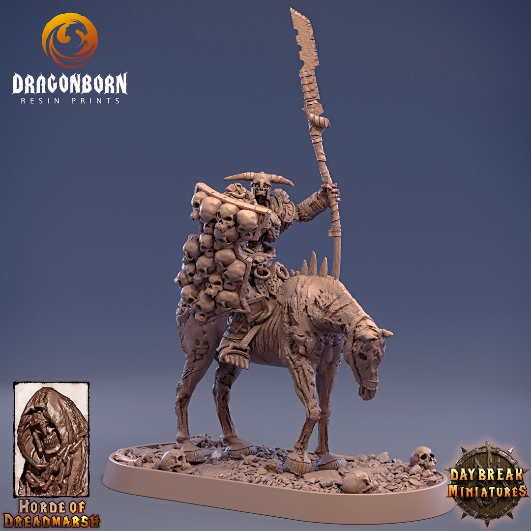 Commander Ash D&D Undead Warrior 9th Age Kings of War RPG Daybreak ...