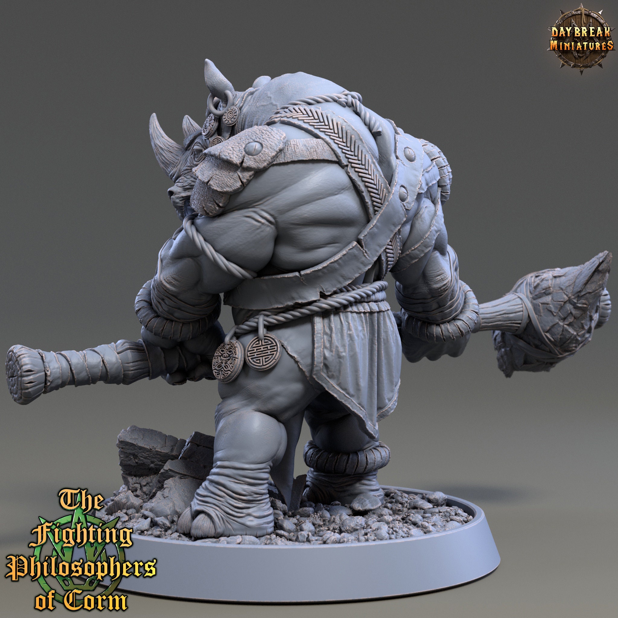Plutarch Pointer Rhinokin Rhino Folk Warrior Dnd RPG - Etsy Canada