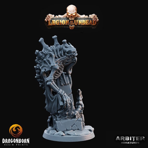 Bone Serpent 3 D&D 9th Age Kings of War Tabletop - Etsy