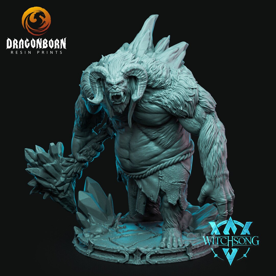Dreadfrost Yeti - D&D Dnd RPG Fantasy Tabletop Wargaming Miniature ...
