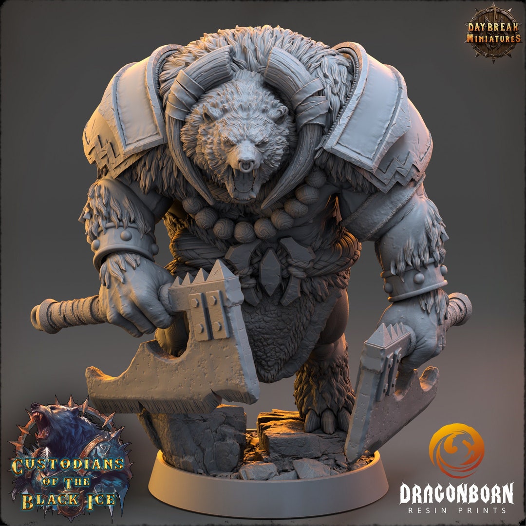 Cleaver Dukso - Ursine - D&D Dnd RPG Fantasy Wargaming Miniature ...