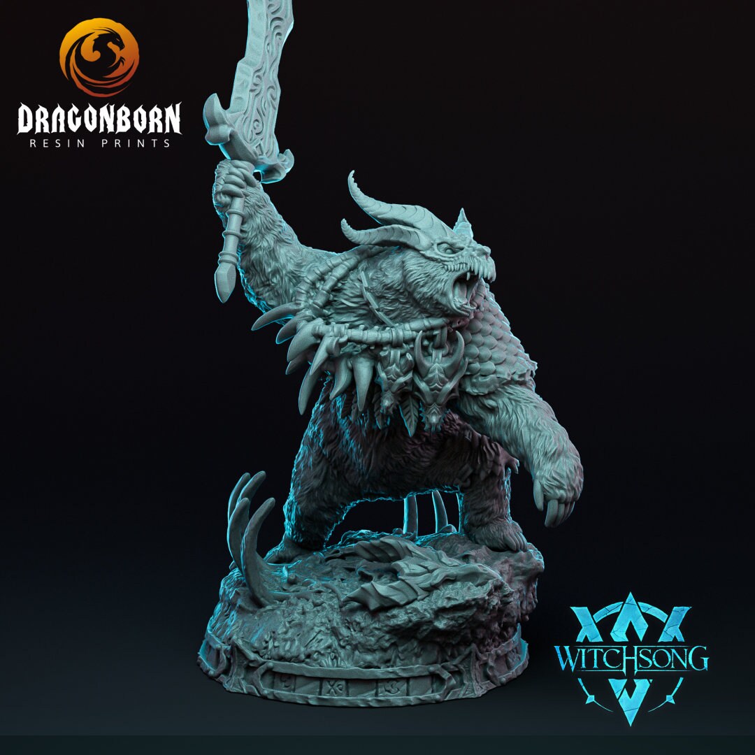 Ursalox, Wyrm-hunter D&D 9th Age Kings of War Tabletop Wargaming Dnd ...