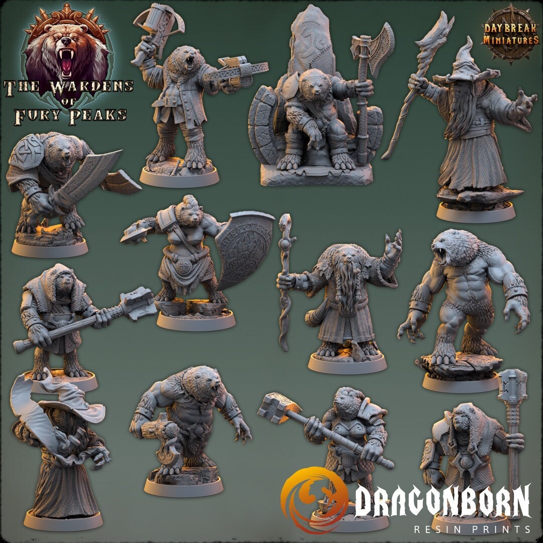 The Wardens of Fury Peaks - Ursine - D&D Dnd RPG Fantasy Tabletop ...